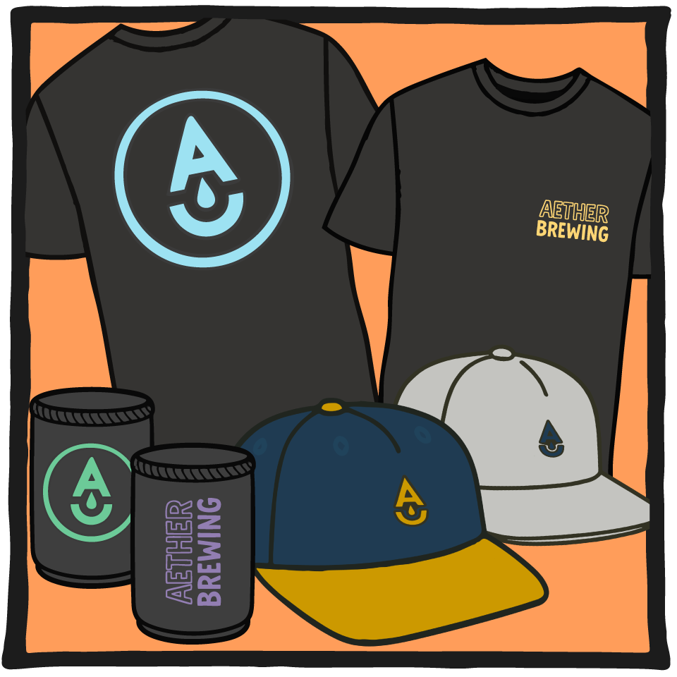 Brewery Merch & Apparel – Tees, Hats, Gifts & More | Aether Brewing ...