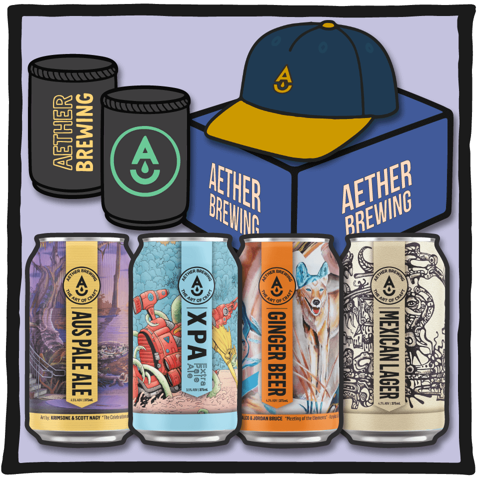 Favourites Plus Beer & Merch Bundle | Aether Brewing Australia